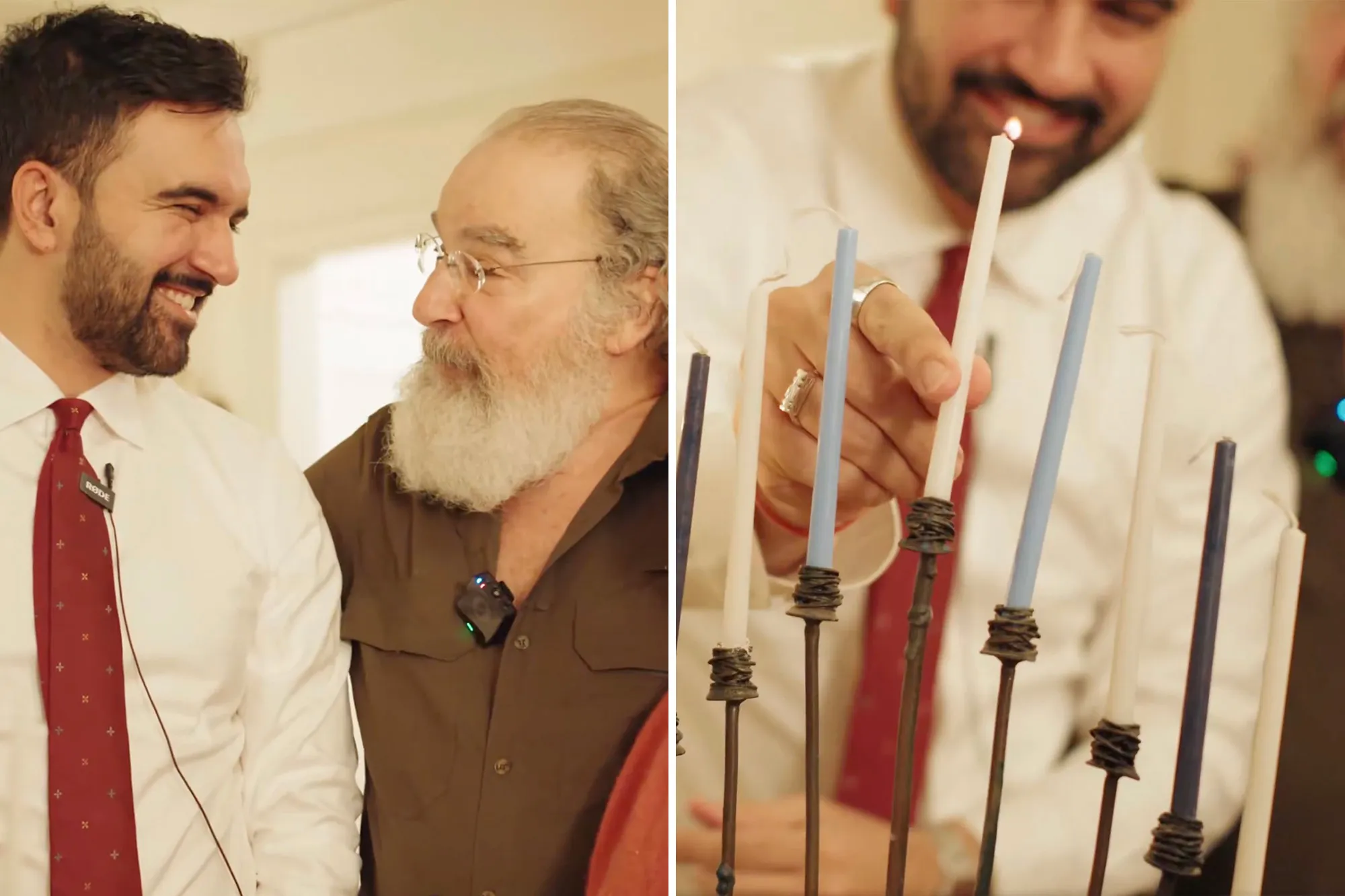 Anti-Zionist Mamdani Celebrates Hanukkah With Jewish Actor Mandy ...